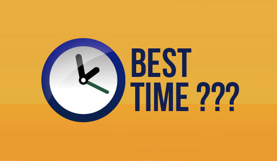 Marketing a Business, what's the best time? - MyOnlineToolbox